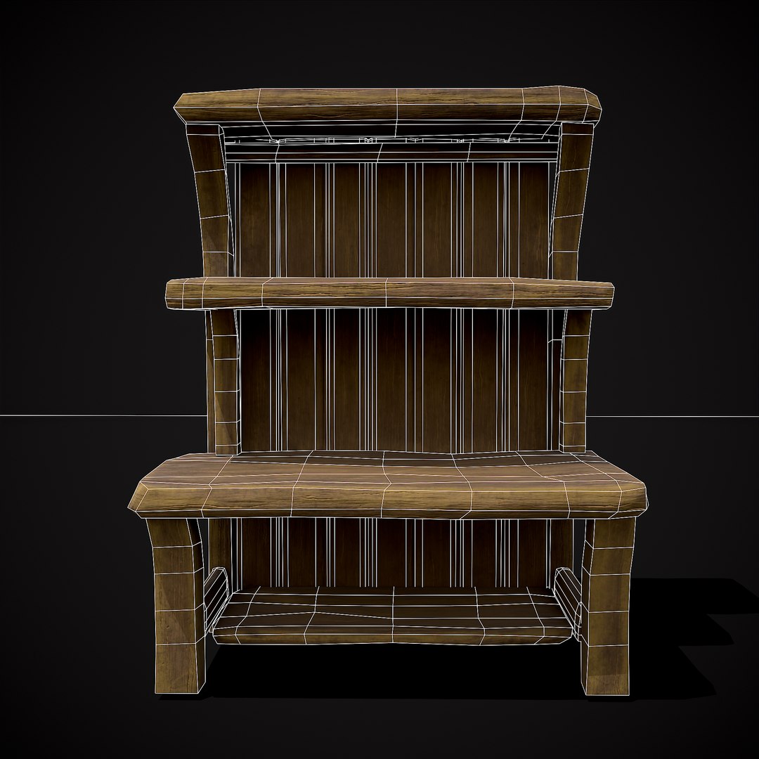 Workshop Shelf 3D Model - TurboSquid 2197156