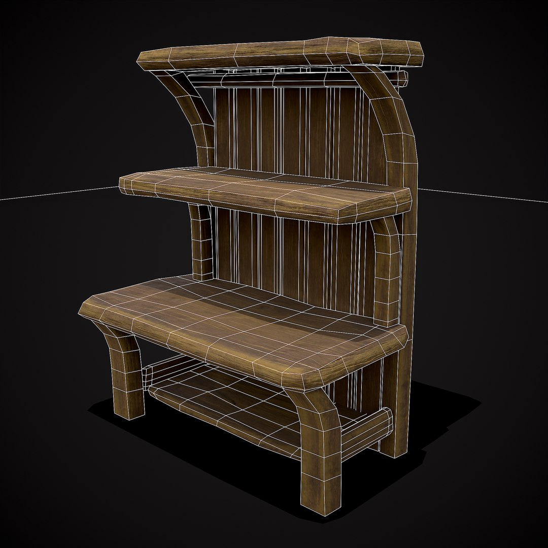 Workshop Shelf 3D Model - TurboSquid 2197156