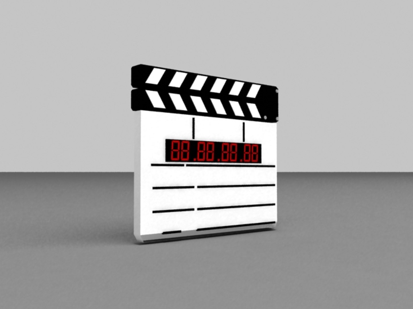 Clap Board 3ds