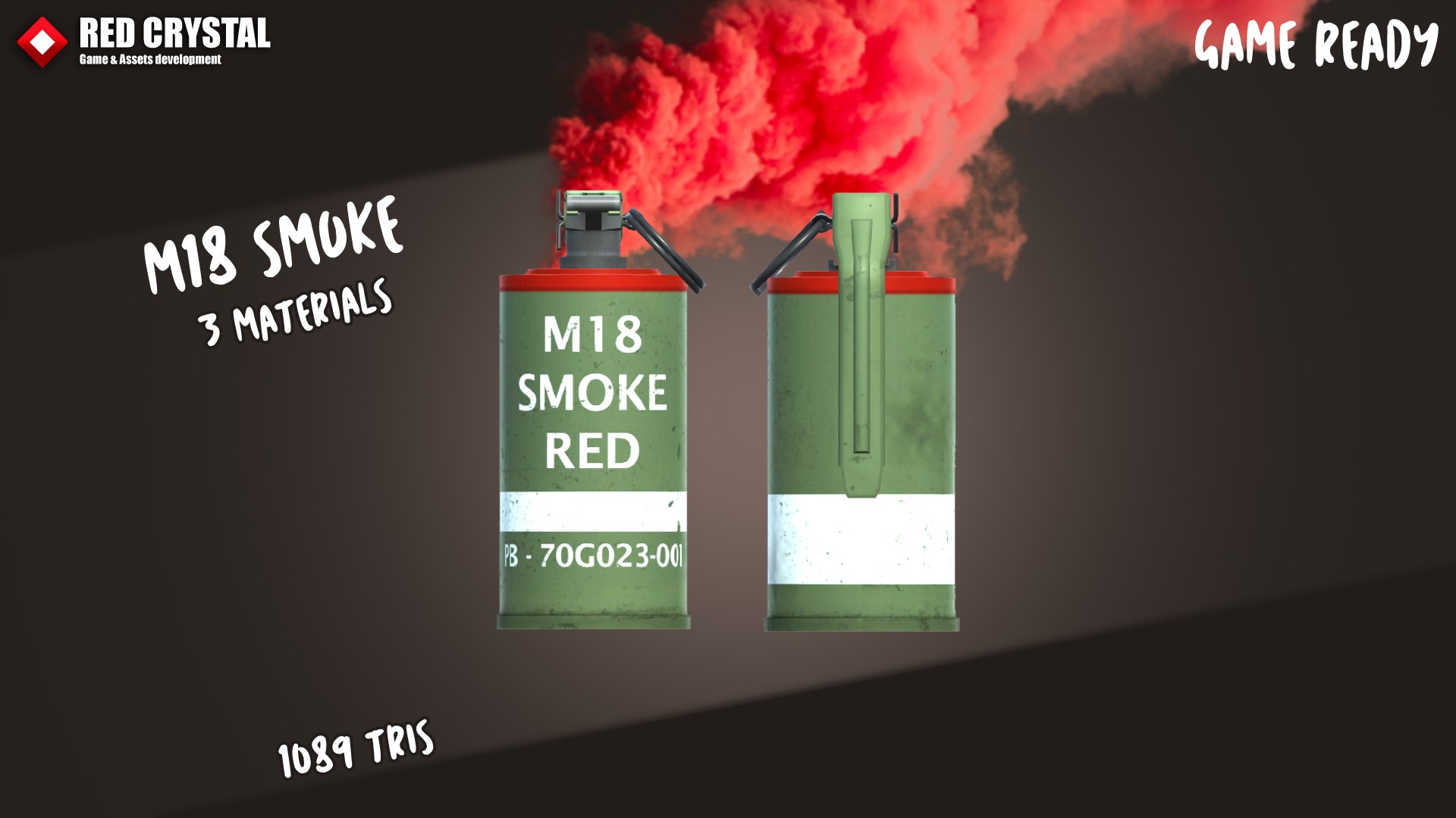 3D M18 Grenade - TurboSquid 1188831