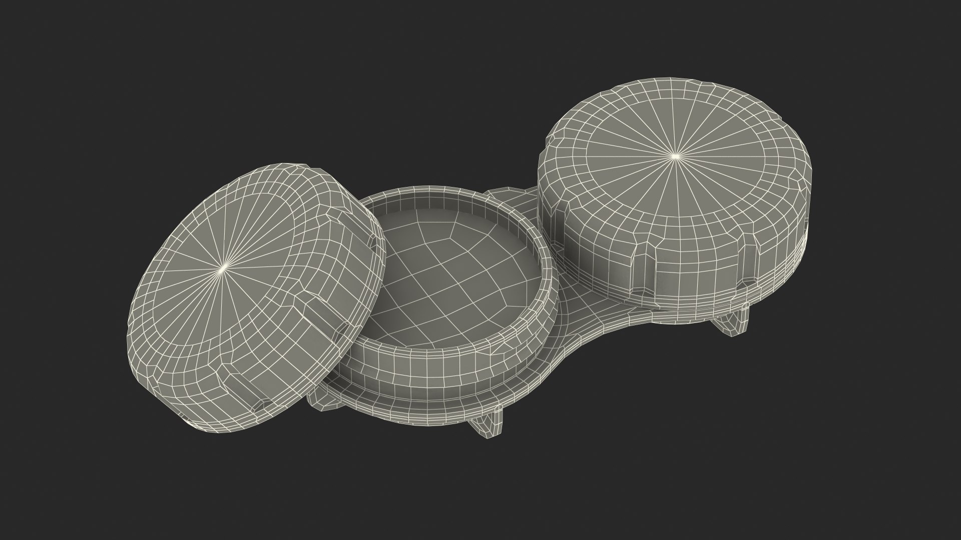 3D Container With Contact Lenses Model - TurboSquid 2000253