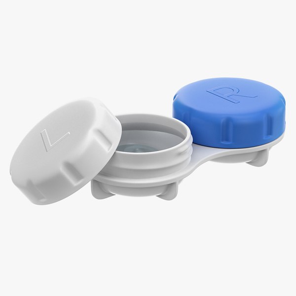 3D Container with Contact Lenses model - TurboSquid 2000253