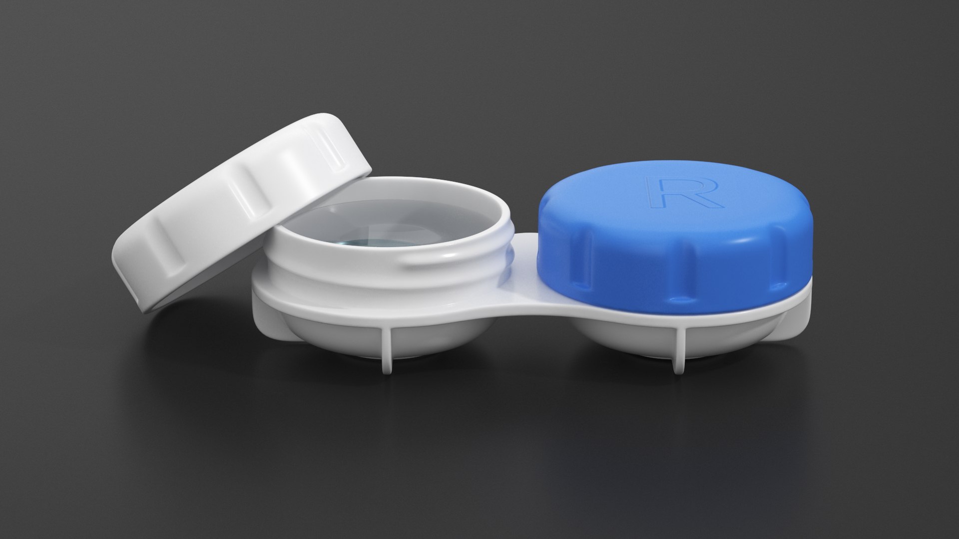 3D Container With Contact Lenses Model - TurboSquid 2000253