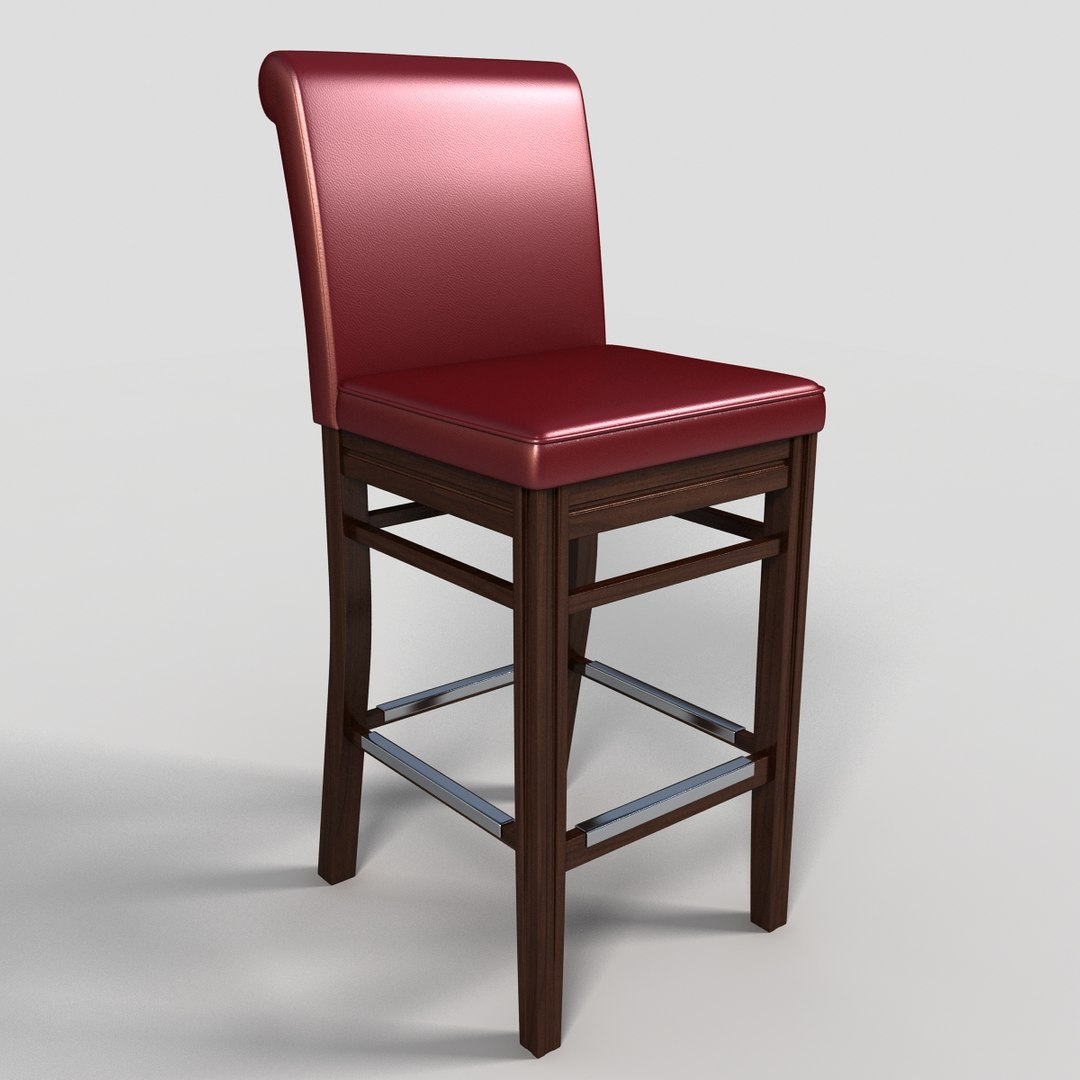 3d Bar Stool Model