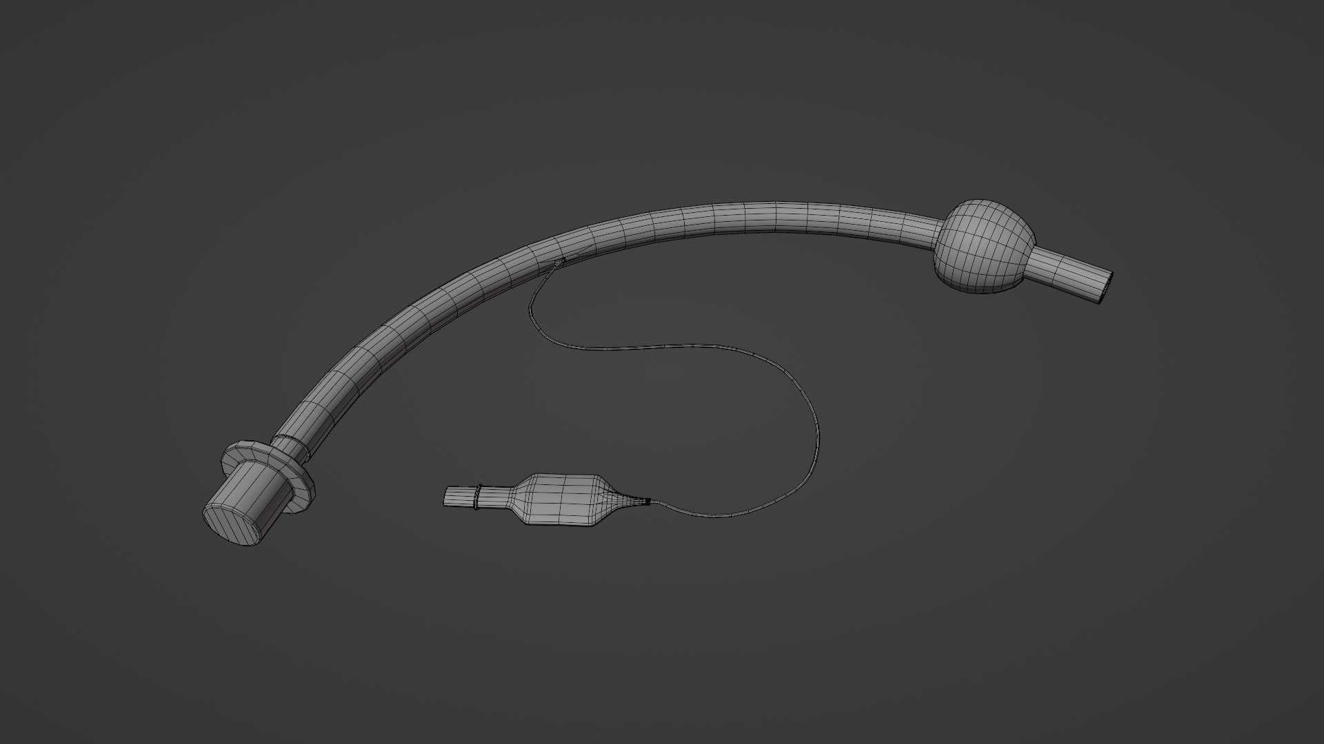 Endotracheal Tube 3D Model - TurboSquid 2168544