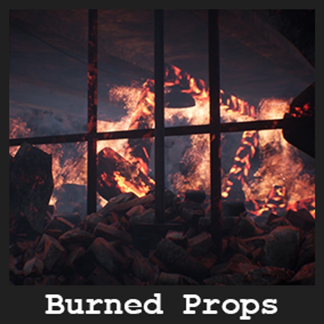 Burned Props 26 Assets 3D Model - TurboSquid 2114438