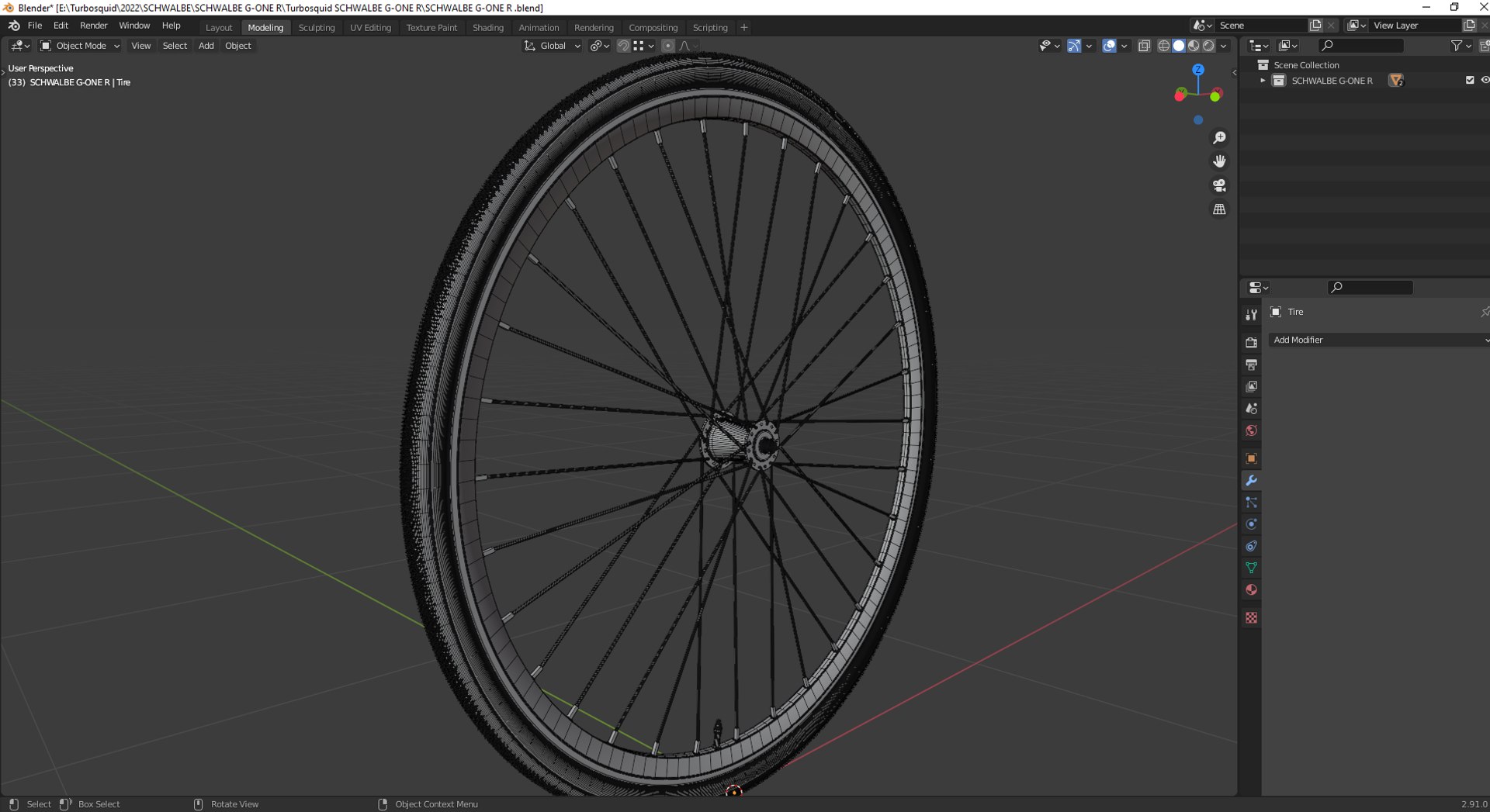 SCHWALBE G-ONE R 28 X 1 50 THE RACE GRAVEL TIRE 2022 3D Model ...