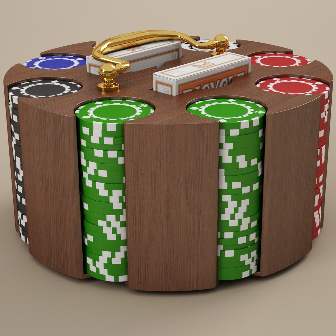 Poker Chip Carousel 3d Model