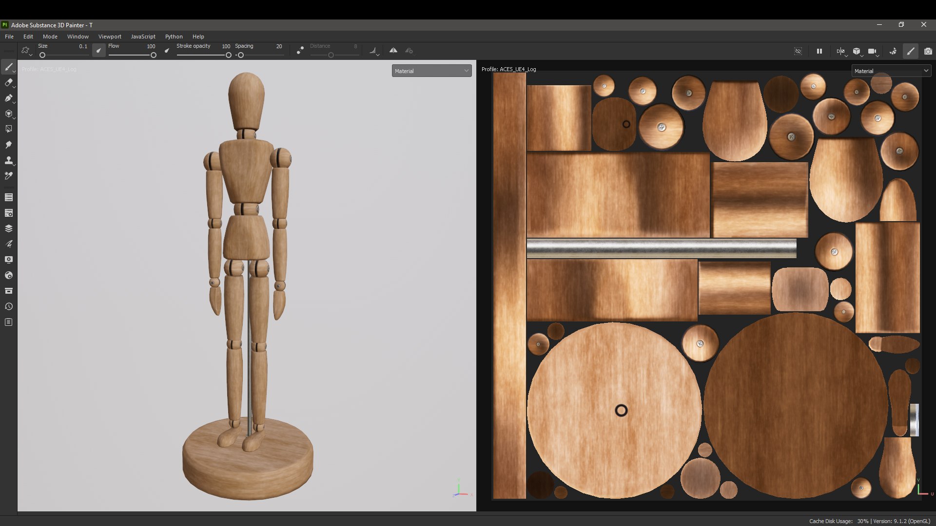 3D Drawing Mannequin Wooden Poseable Figure - TurboSquid 2396385