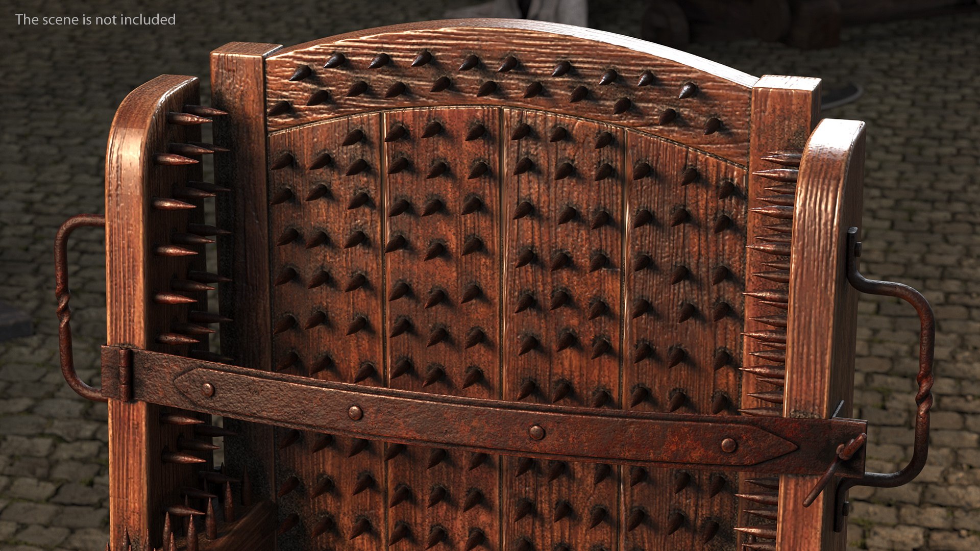 Medieval Spiked Torture Chair Model - TurboSquid 1738090