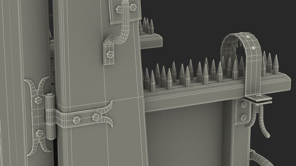 Medieval Spiked Torture Chair model - TurboSquid 1738090
