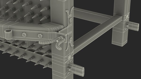 Medieval Spiked Torture Chair model - TurboSquid 1738090