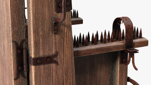 Medieval Spiked Torture Chair model - TurboSquid 1738090