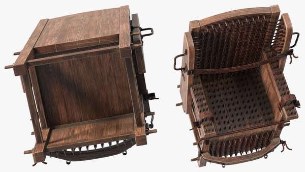 Medieval Spiked Torture Chair model - TurboSquid 1738090