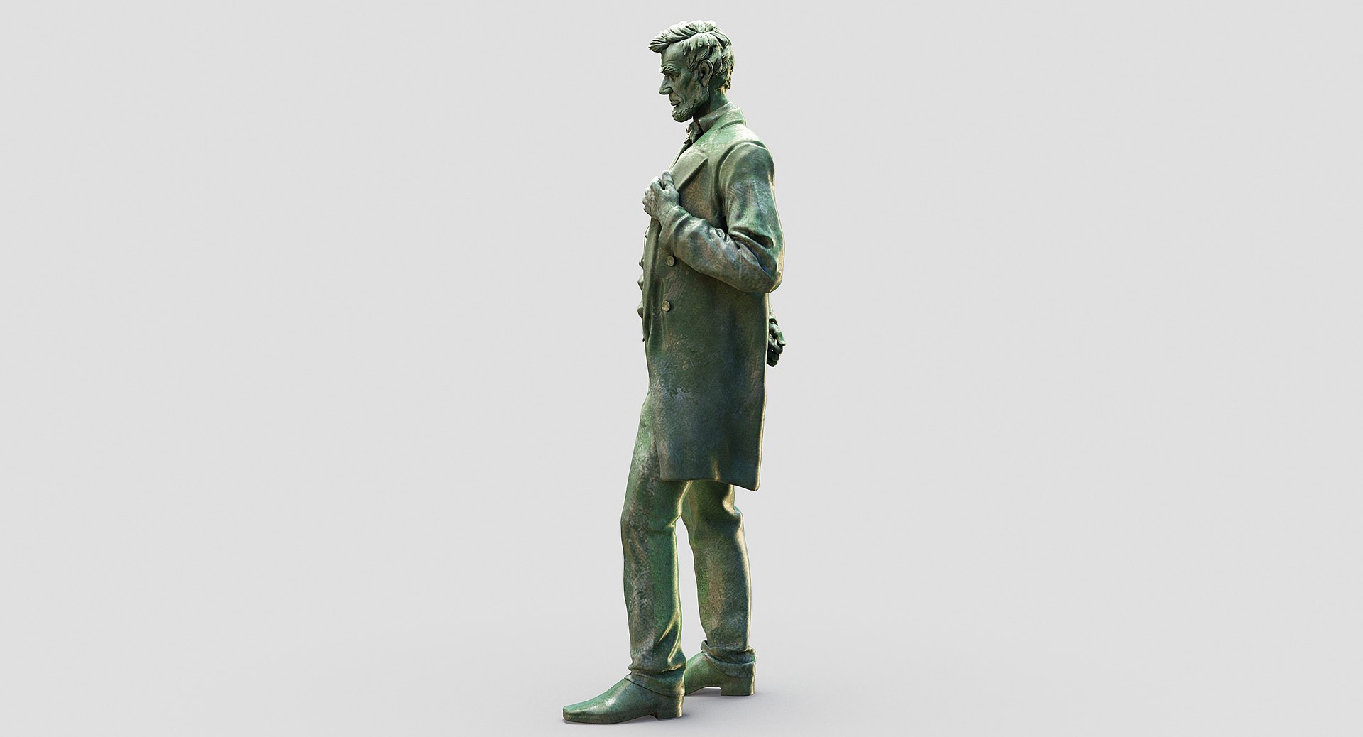 3D Abraham Statue - TurboSquid 1194576