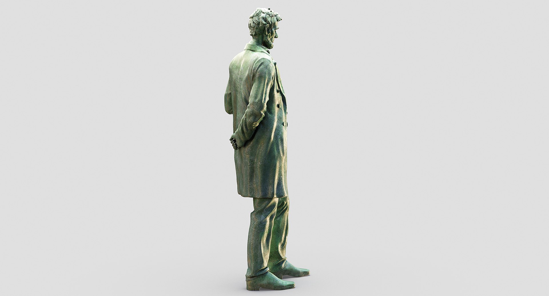 3D Abraham Statue - TurboSquid 1194576