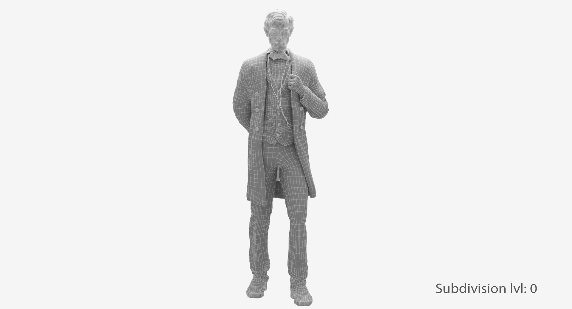 3D Abraham Statue - TurboSquid 1194576
