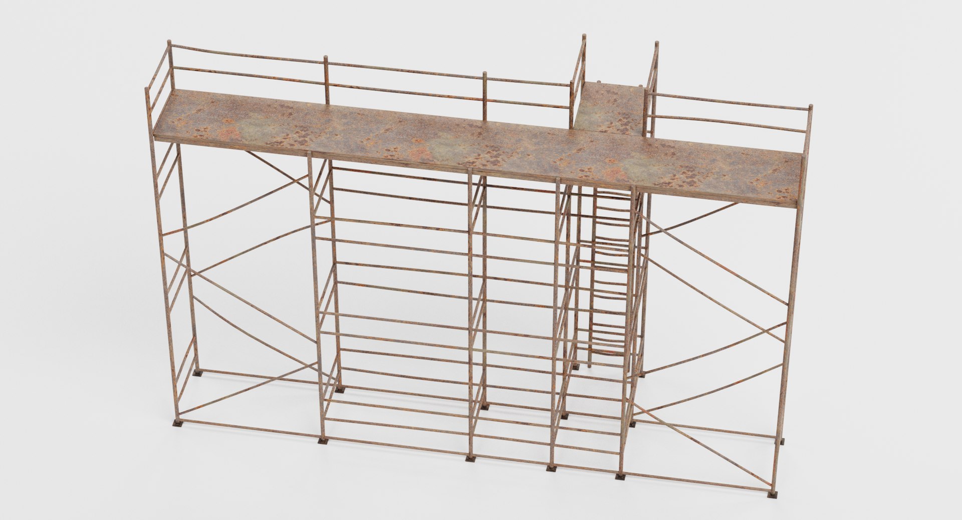 Old Scaffolding 3D Model - TurboSquid 1402312