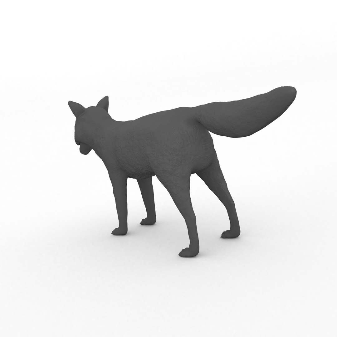 3D Model Printable Fox - TurboSquid 1507558