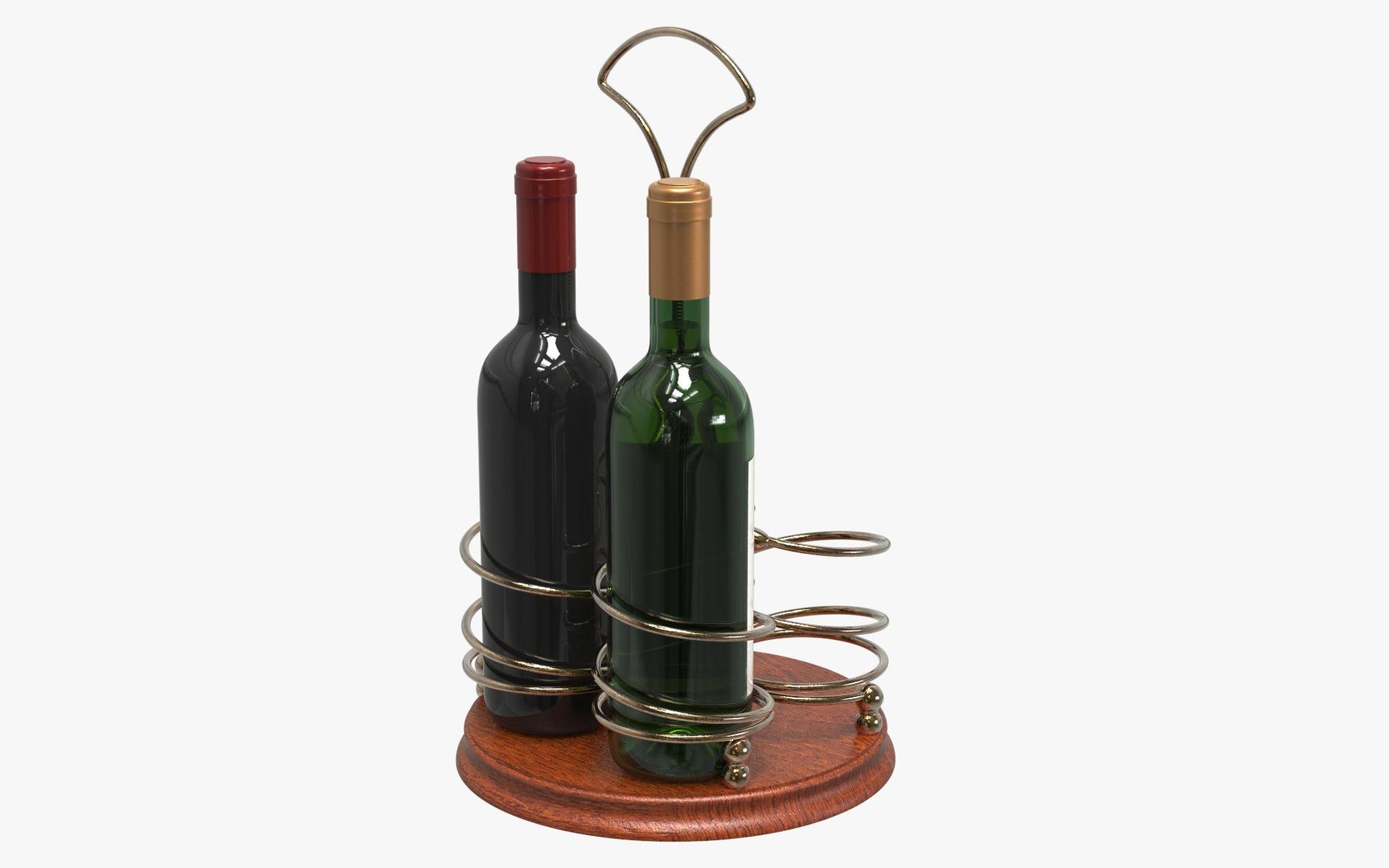 3D Wine Bottle Holders Set - TurboSquid 1736388