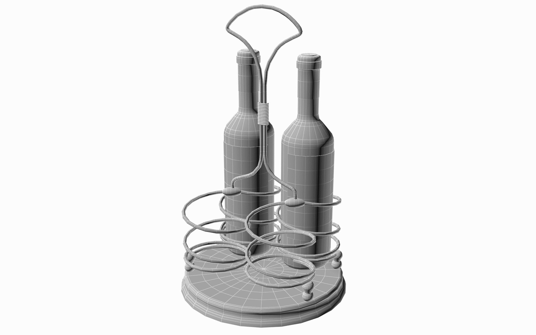 3D Wine Bottle Holders Set - TurboSquid 1736388