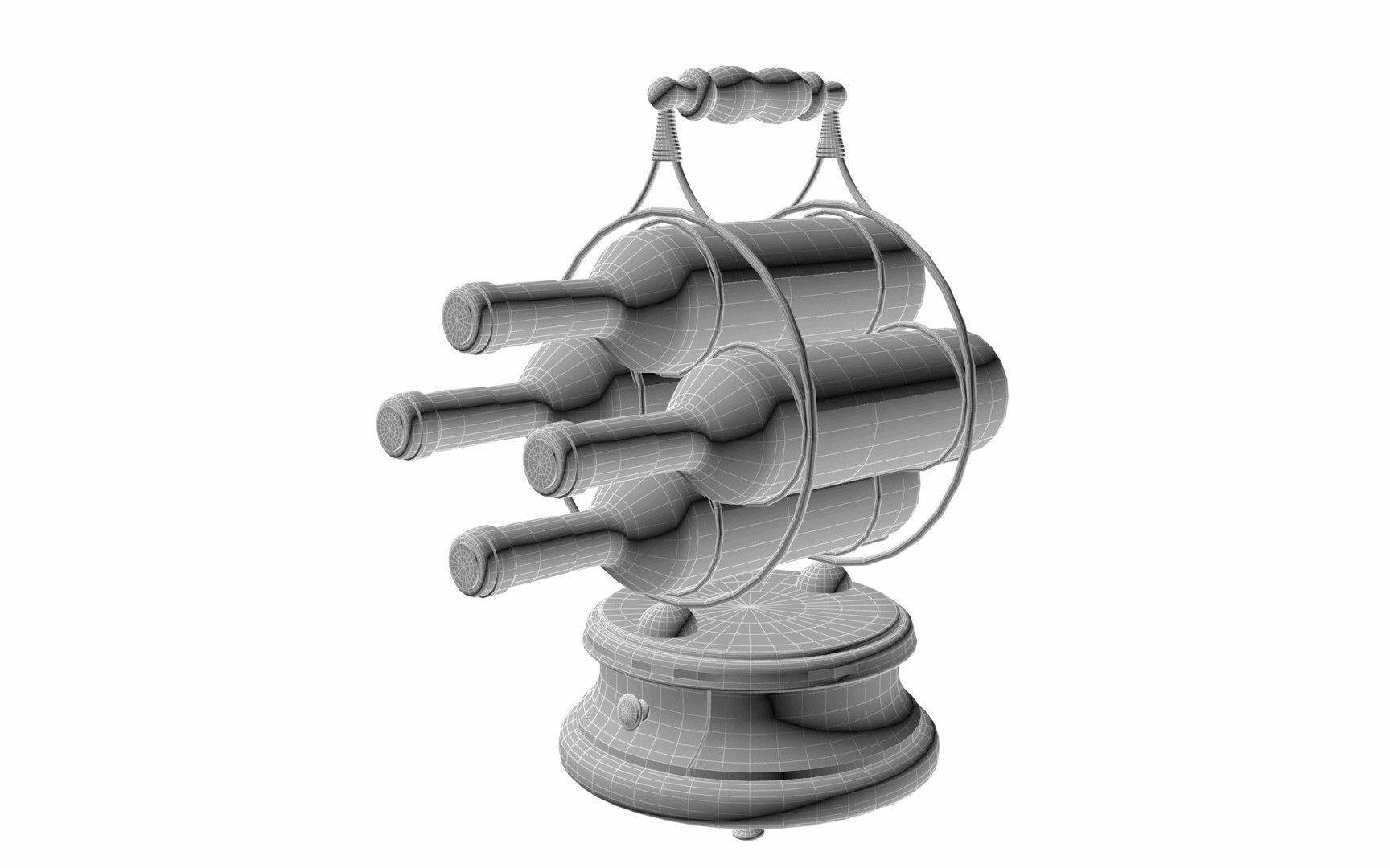 3D Wine Bottle Holders Set - TurboSquid 1736388