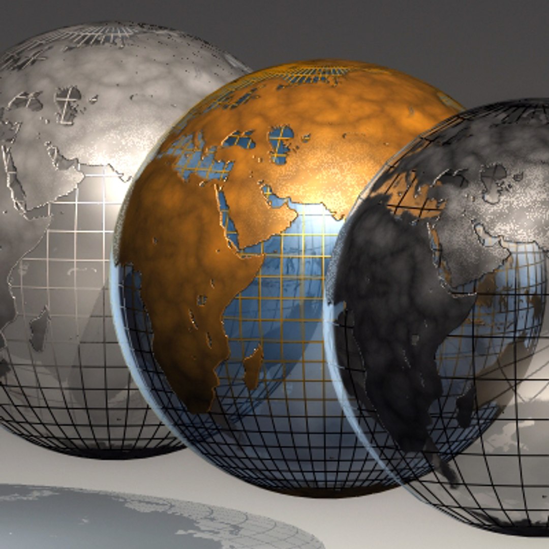 3d Globes Earth Model