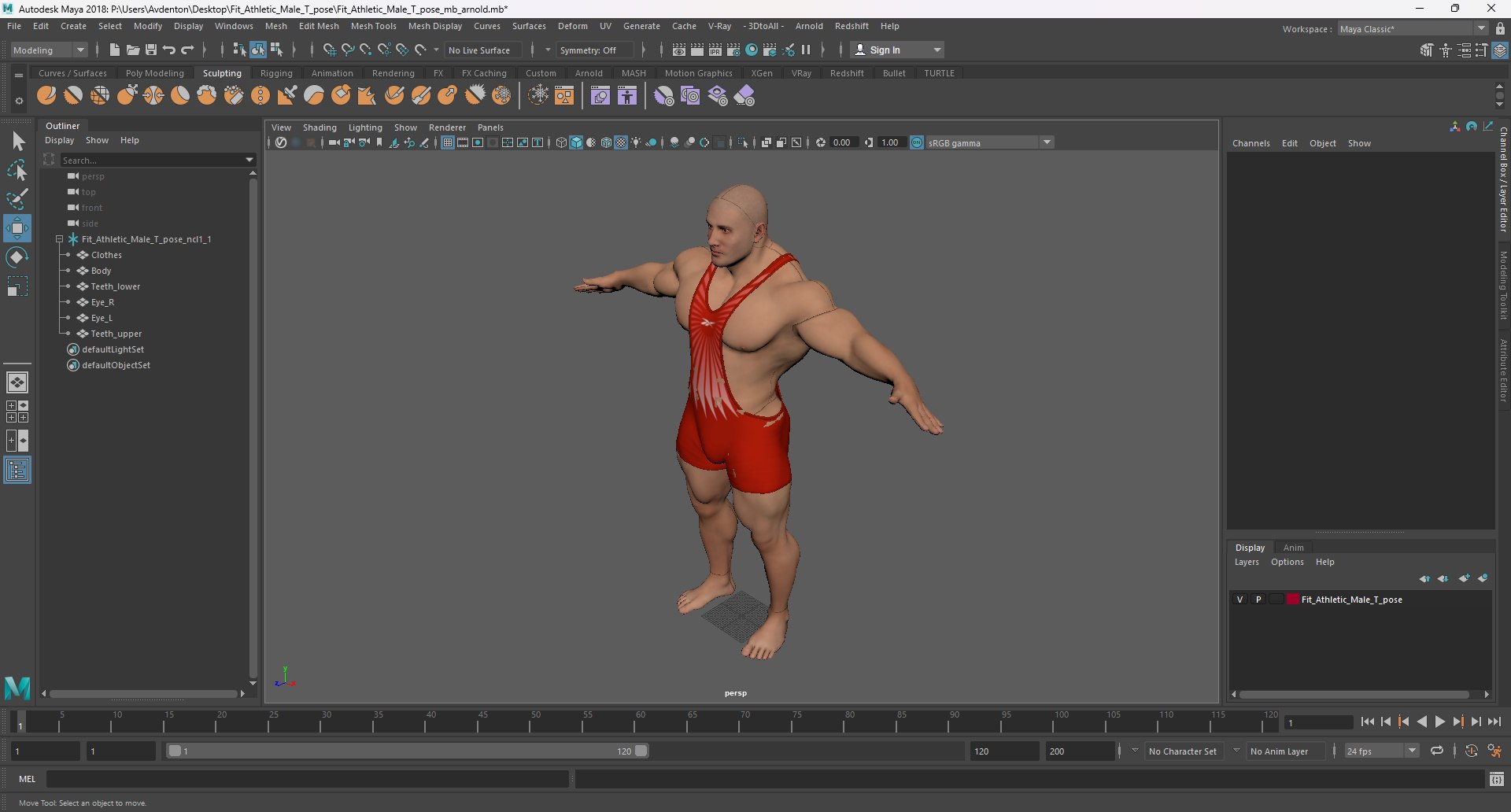 Fit Athletic Male T Pose In Reebok Red Singlet 3D Model - TurboSquid ...