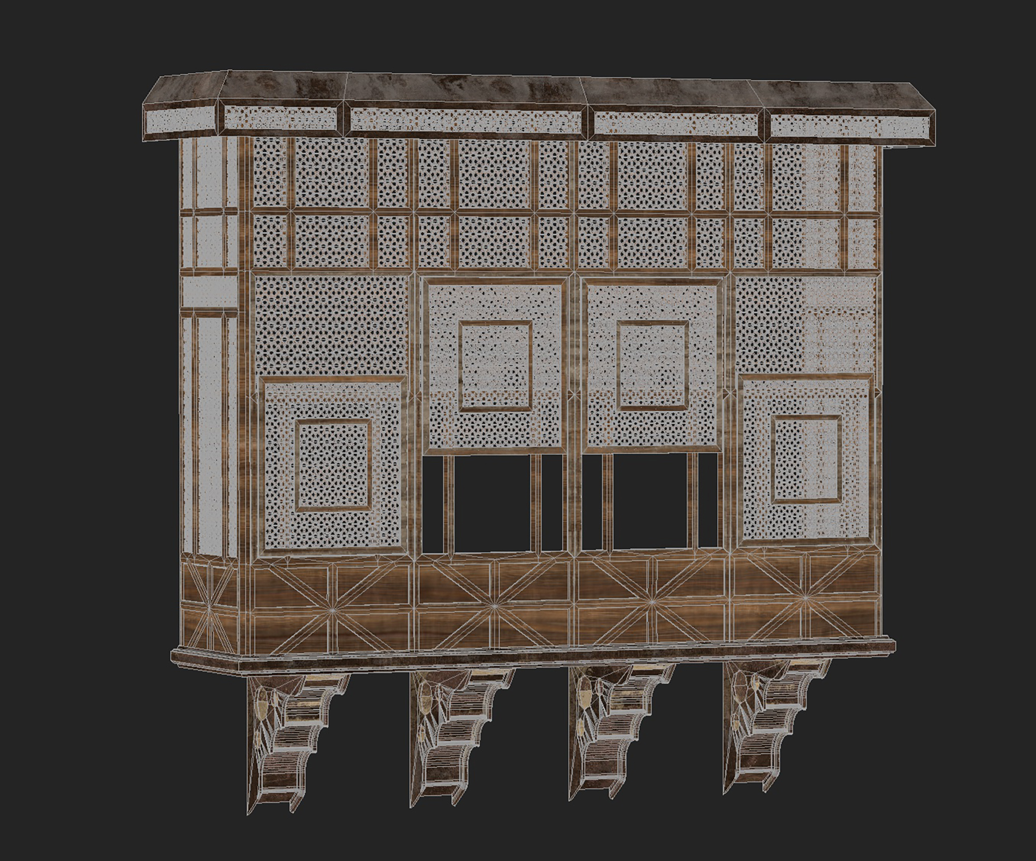 3D mashrabiya model - TurboSquid 1633276