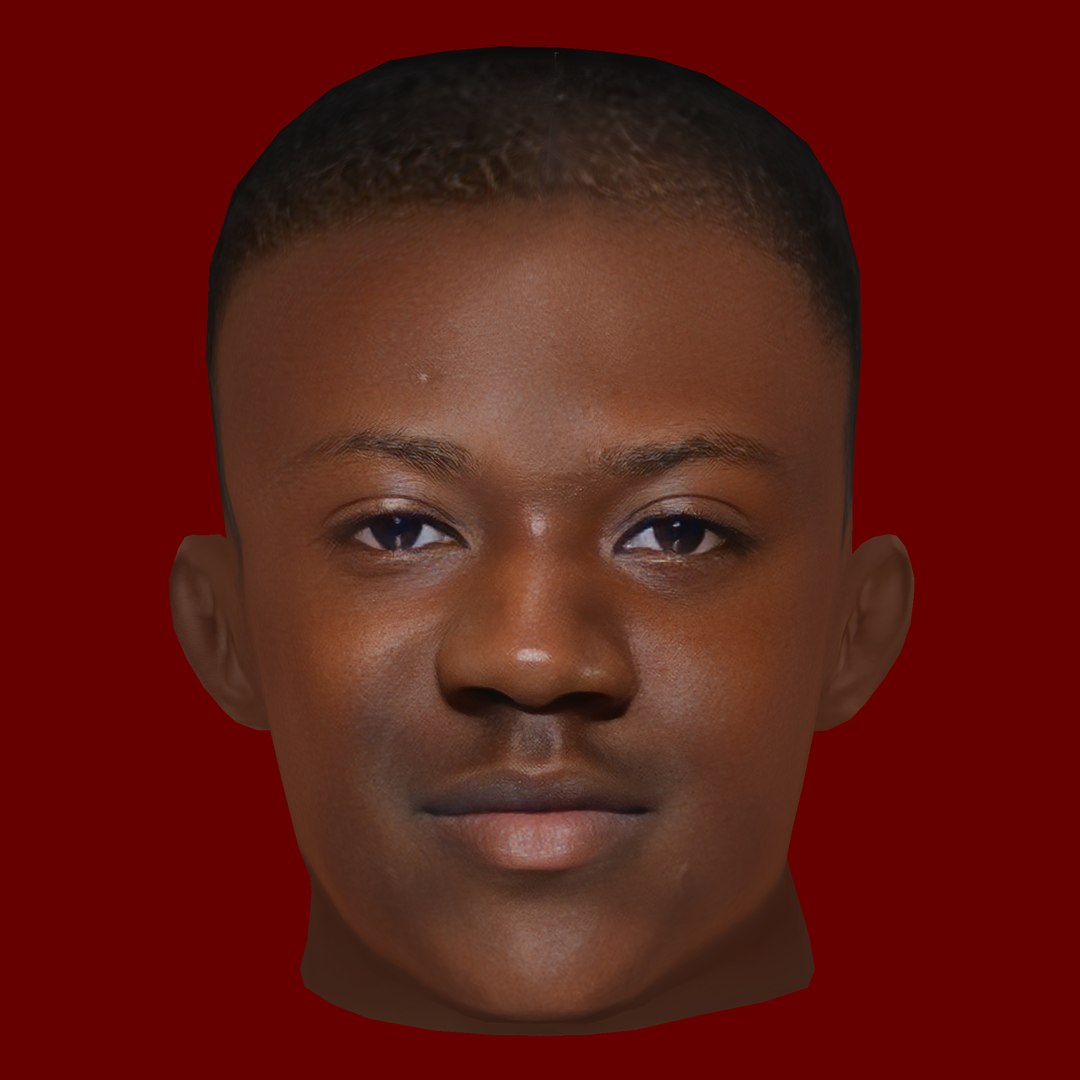 3D Model Kobbie Mainoo Head - Low Poly Head For Game - TurboSquid 2202309