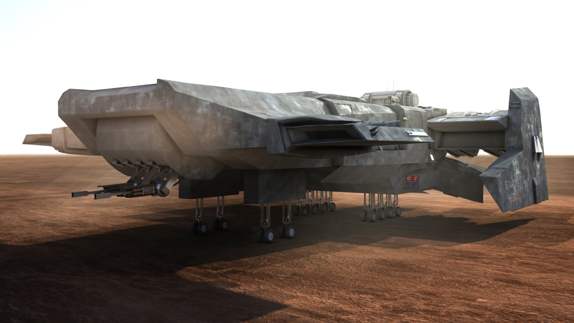 3D Model Combat Spaceship - TurboSquid 1708427