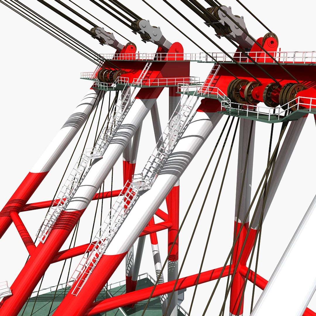 Floating Crane 1 3D Model - TurboSquid 1390572