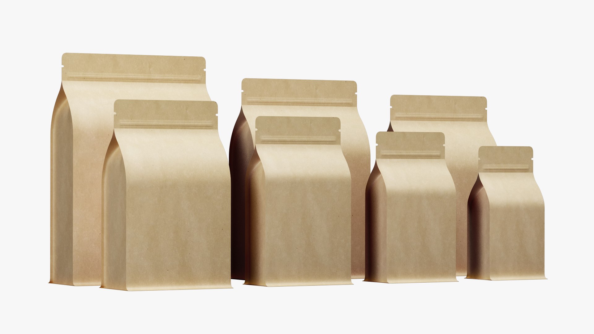 Paper Packaging Set 05 Model - TurboSquid 1857031