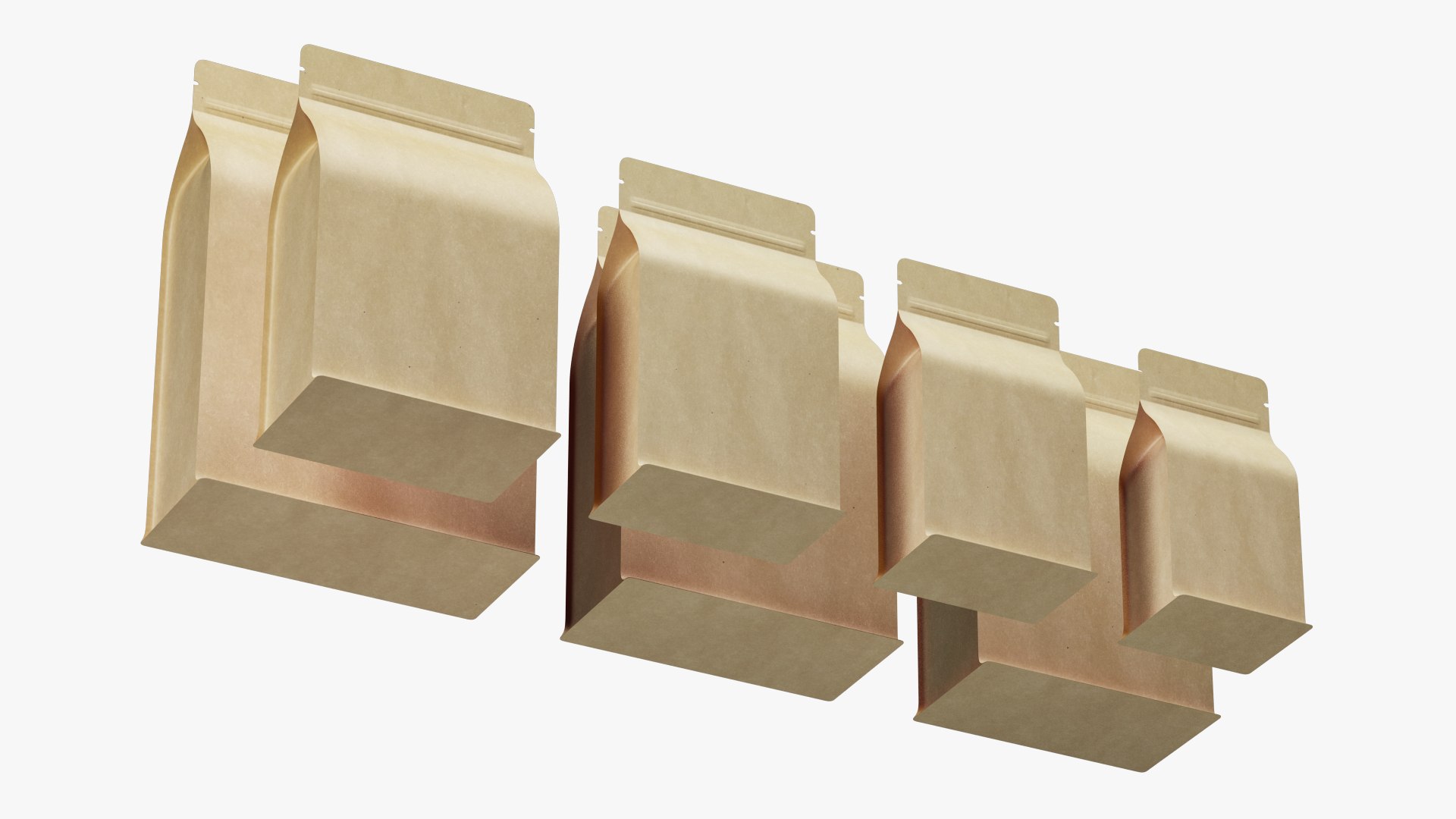 Paper Packaging Set 05 model - TurboSquid 1857031