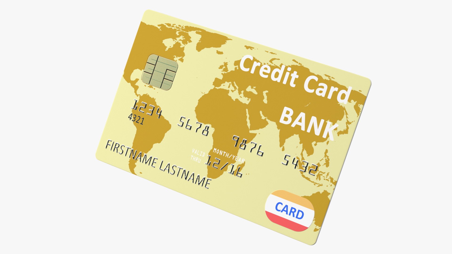 Premium Credit Card 3D model - TurboSquid 2121895