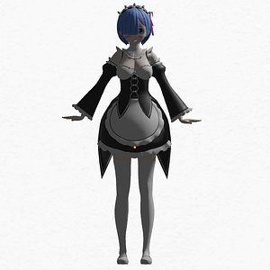 BlenderAnimeModel3D 3D Models for Download | TurboSquid