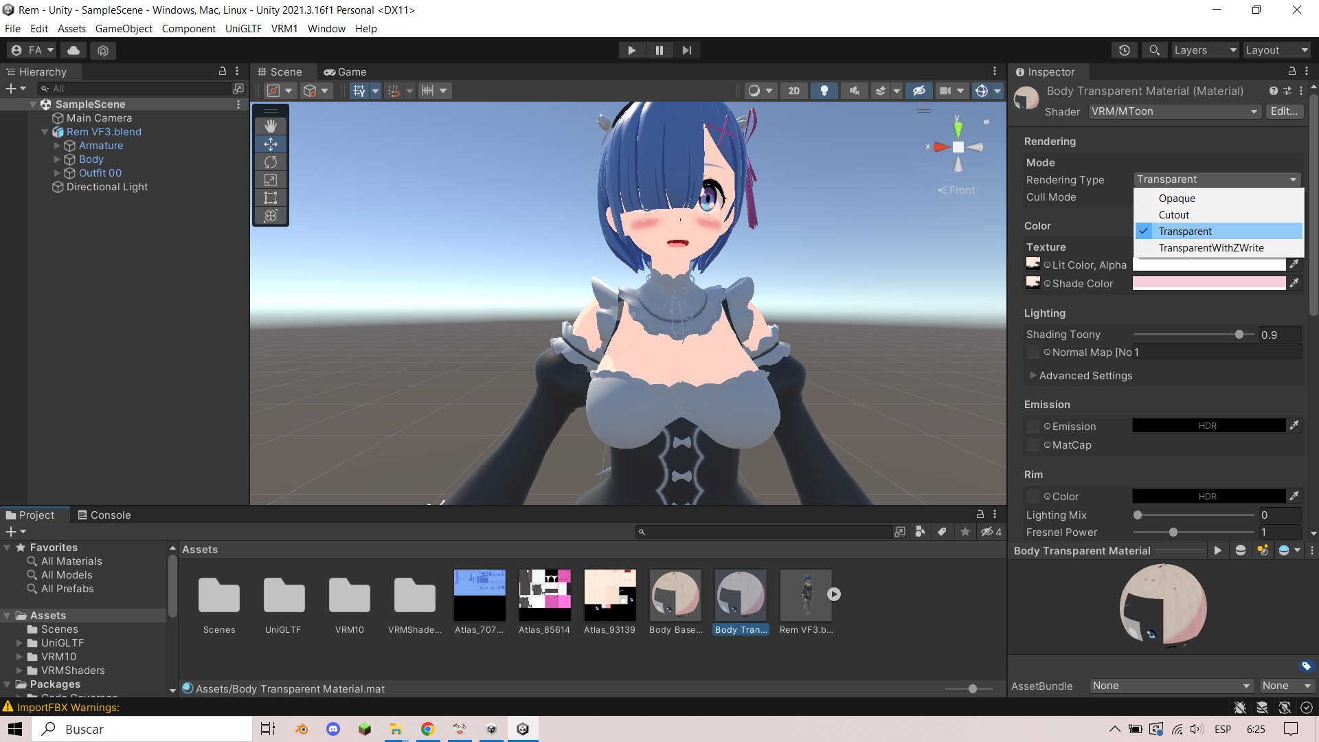 Anime Character Format Blender Fbx Unity 3D Model - TurboSquid 2018666