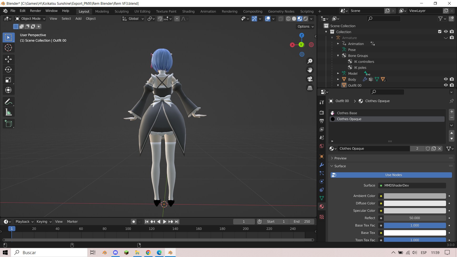 Anime Character Format Blender Fbx Unity 3D Model - TurboSquid 2018666