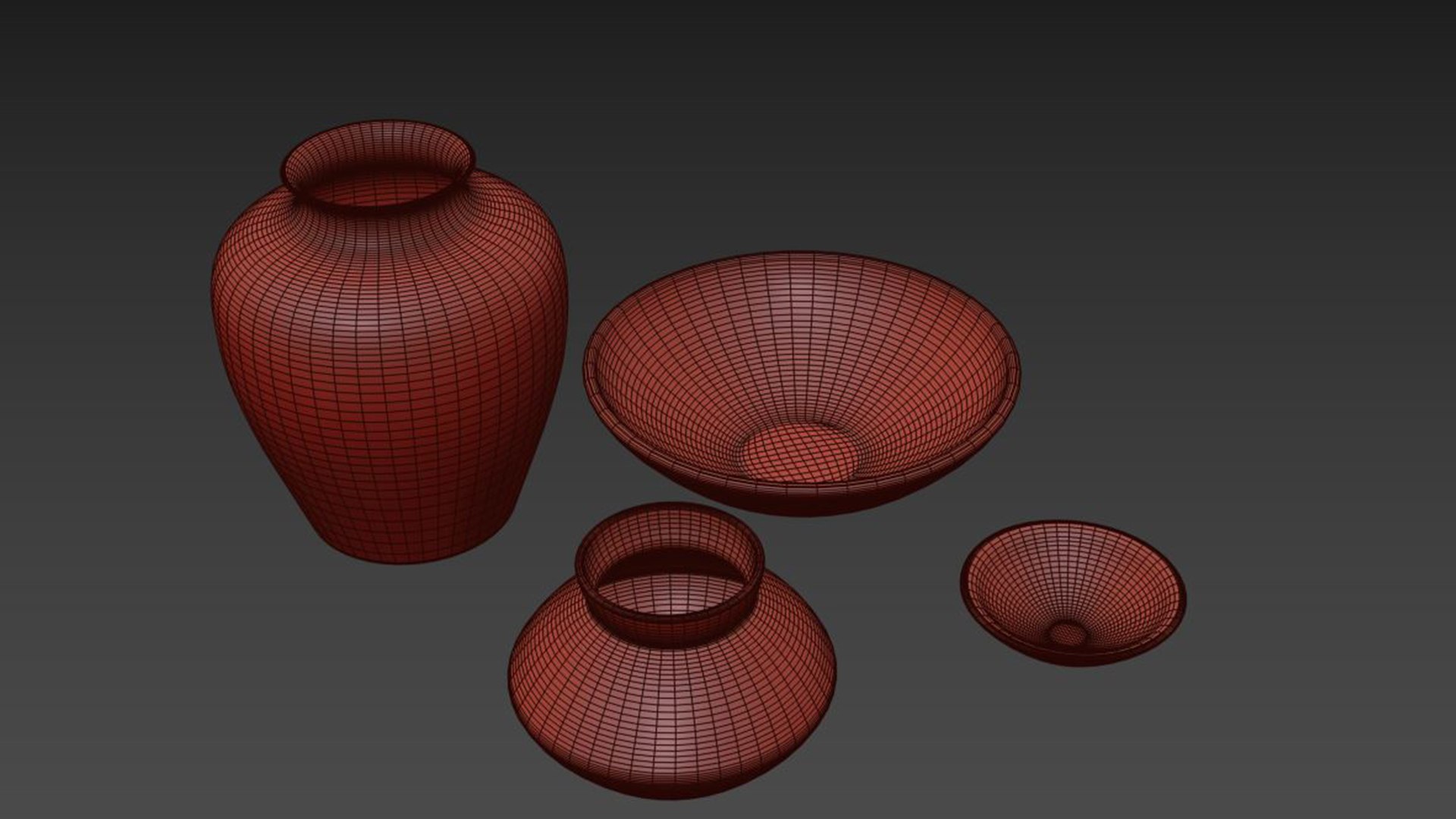 3D Handcrafted Marbled Ceramic Collection Model - TurboSquid 2214949