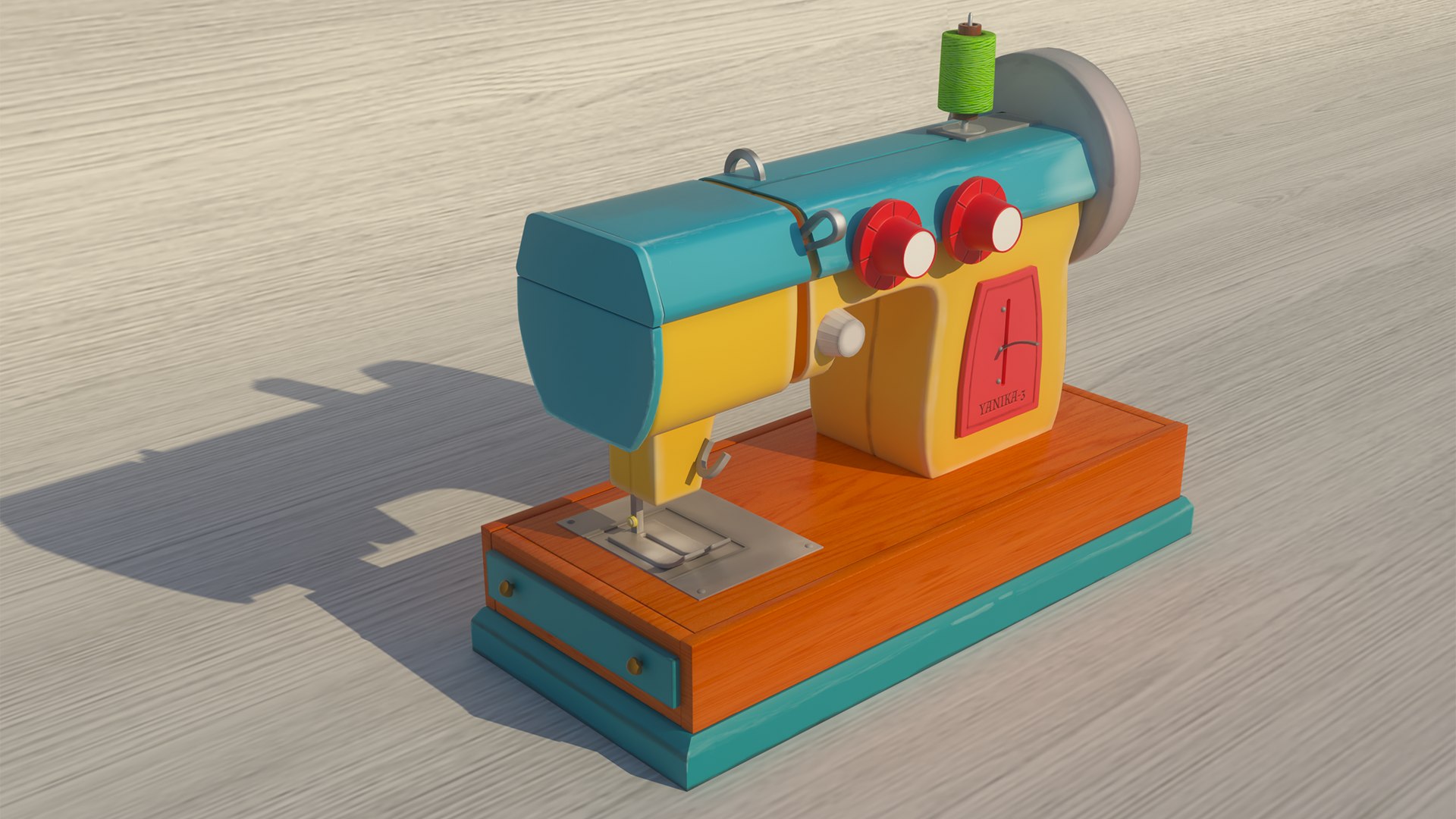 Sewing Machine 3D Model - TurboSquid 2218187