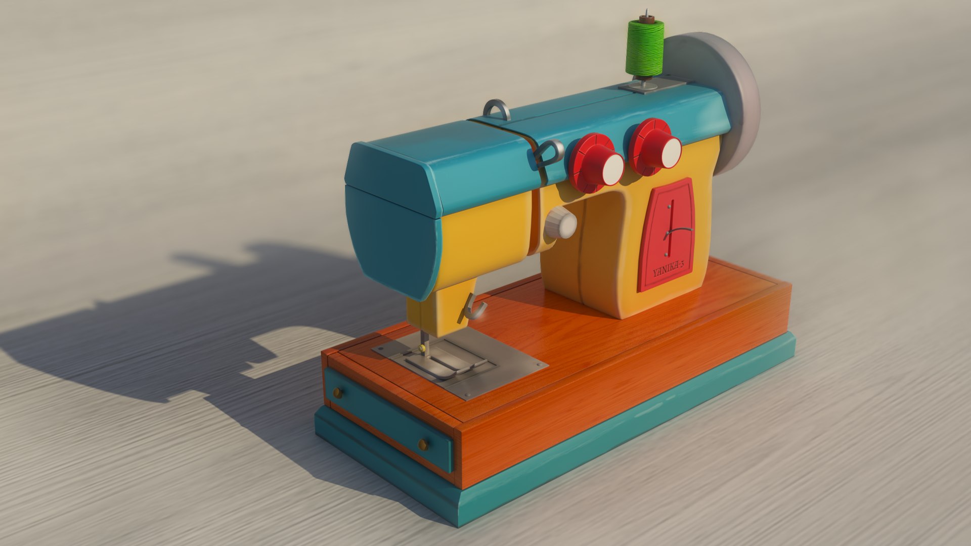 Sewing Machine 3D Model - TurboSquid 2218187