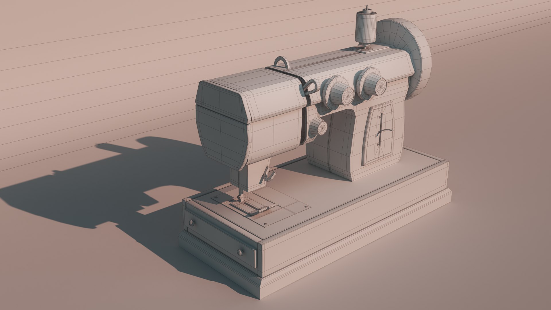 Sewing Machine 3D Model - TurboSquid 2218187