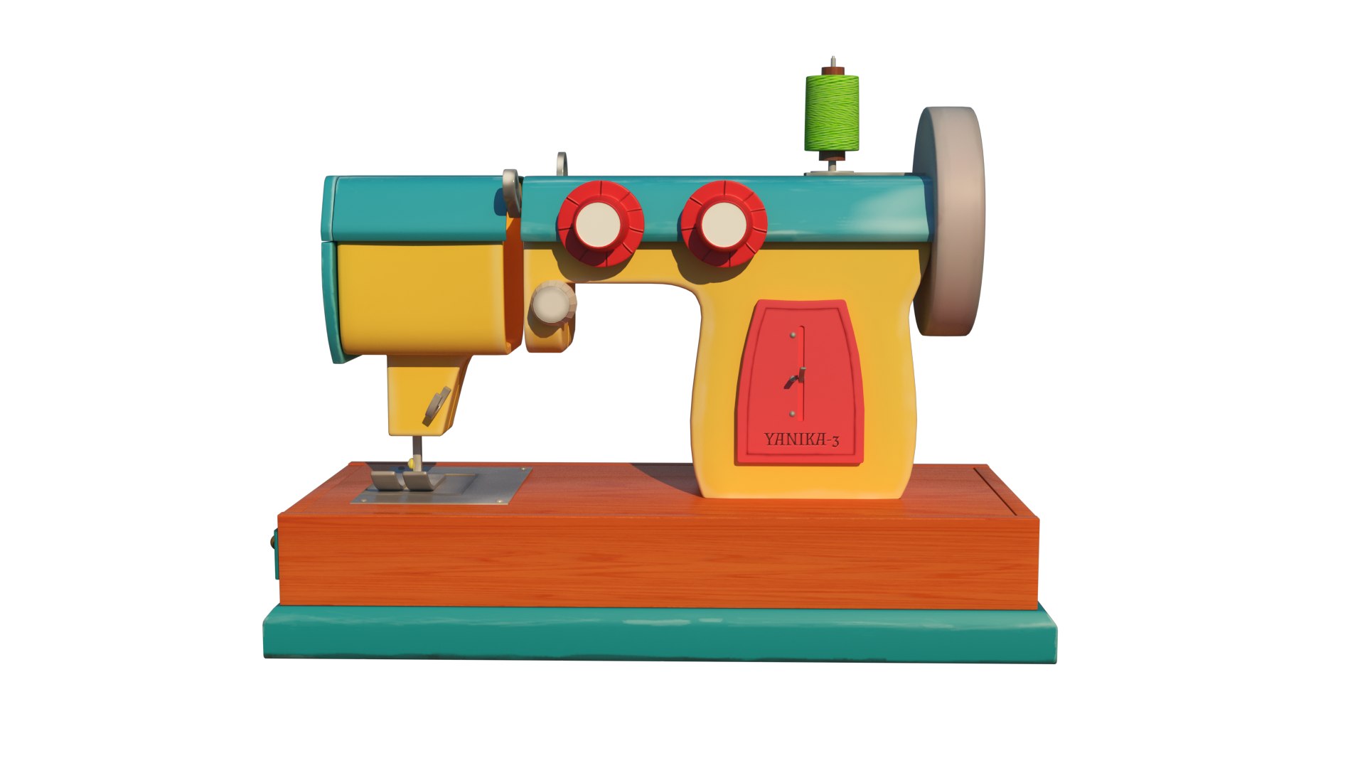 Sewing Machine 3D Model - TurboSquid 2218187