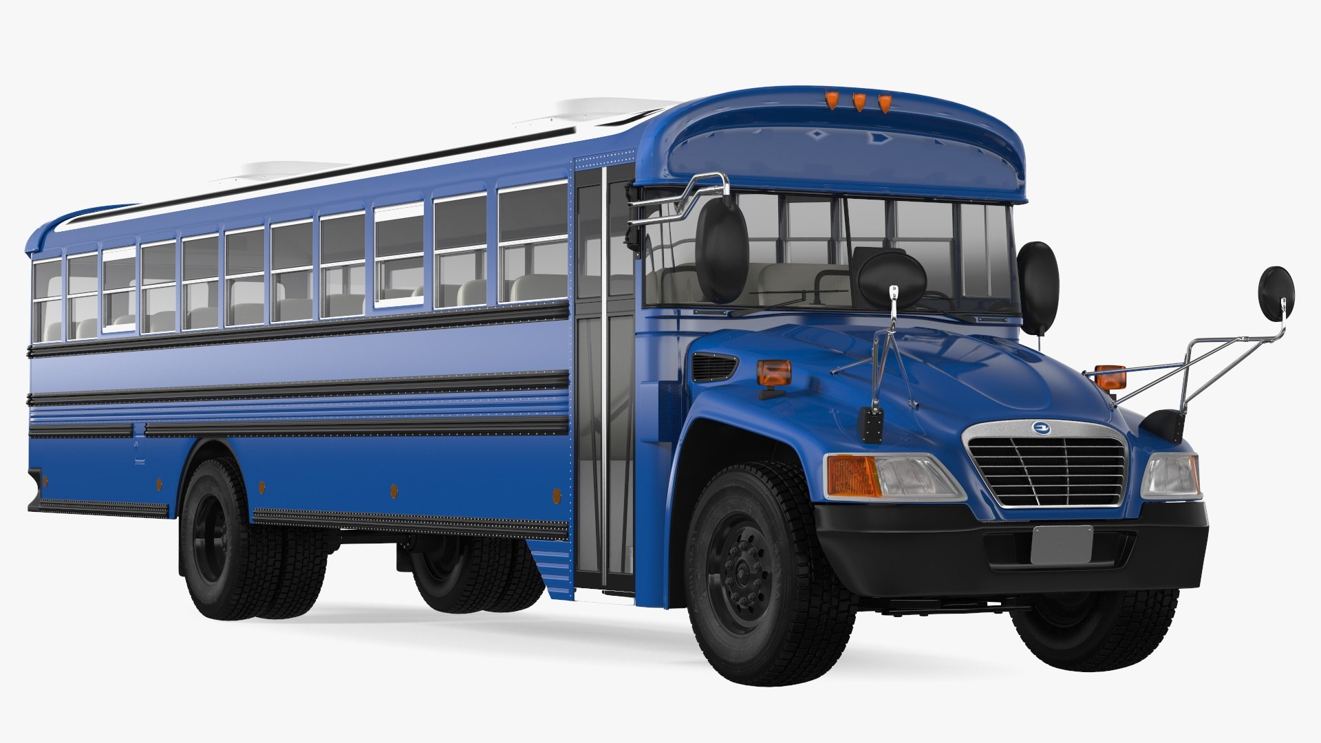 Blue Bird Commercial Bus model - TurboSquid 1767062