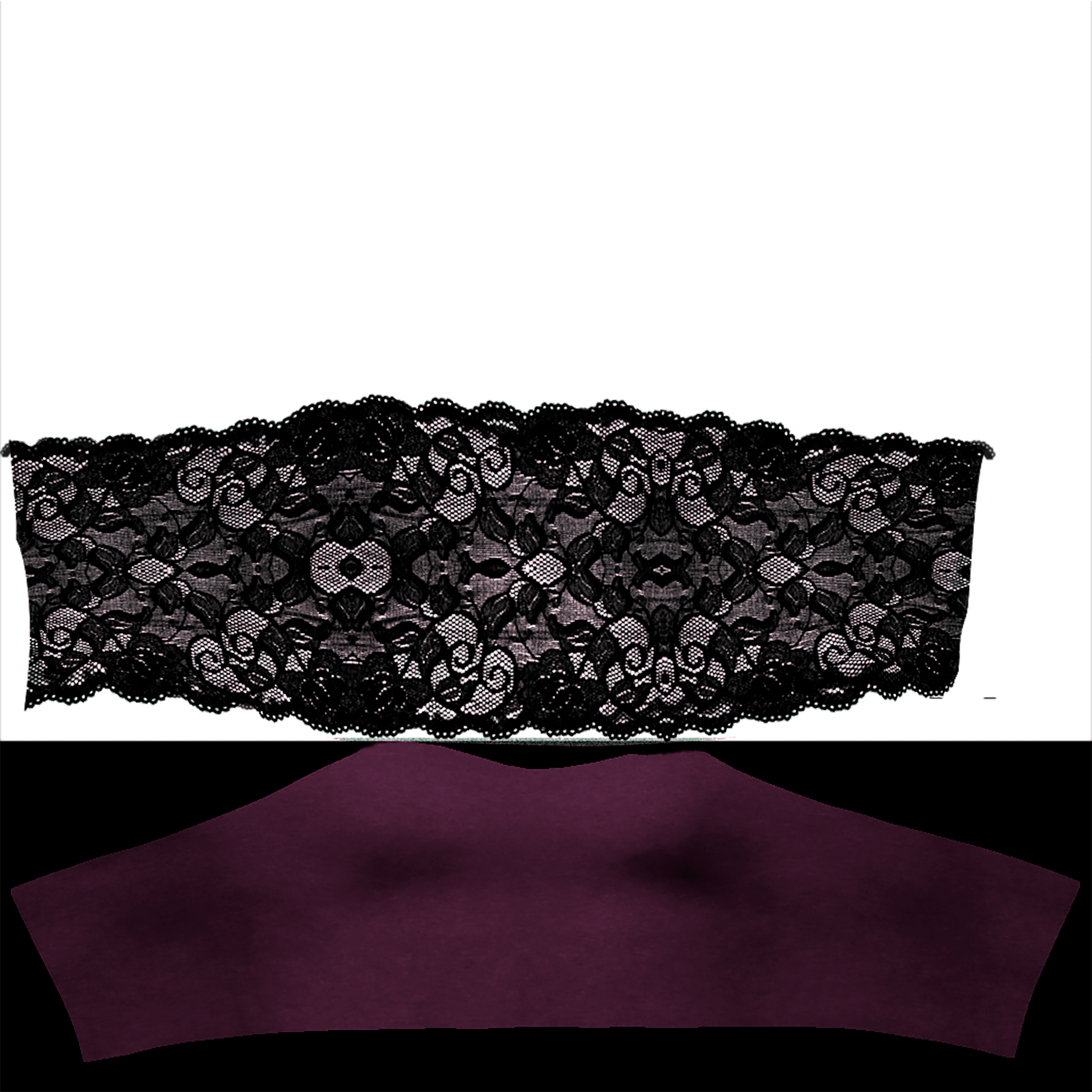 3D Lace Layered Tube Top model - TurboSquid 1840797