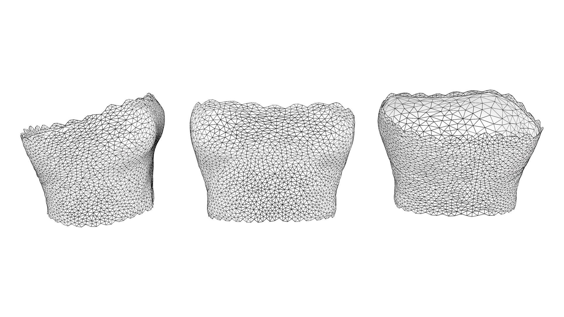 3D Lace Layered Tube Top model - TurboSquid 1840797