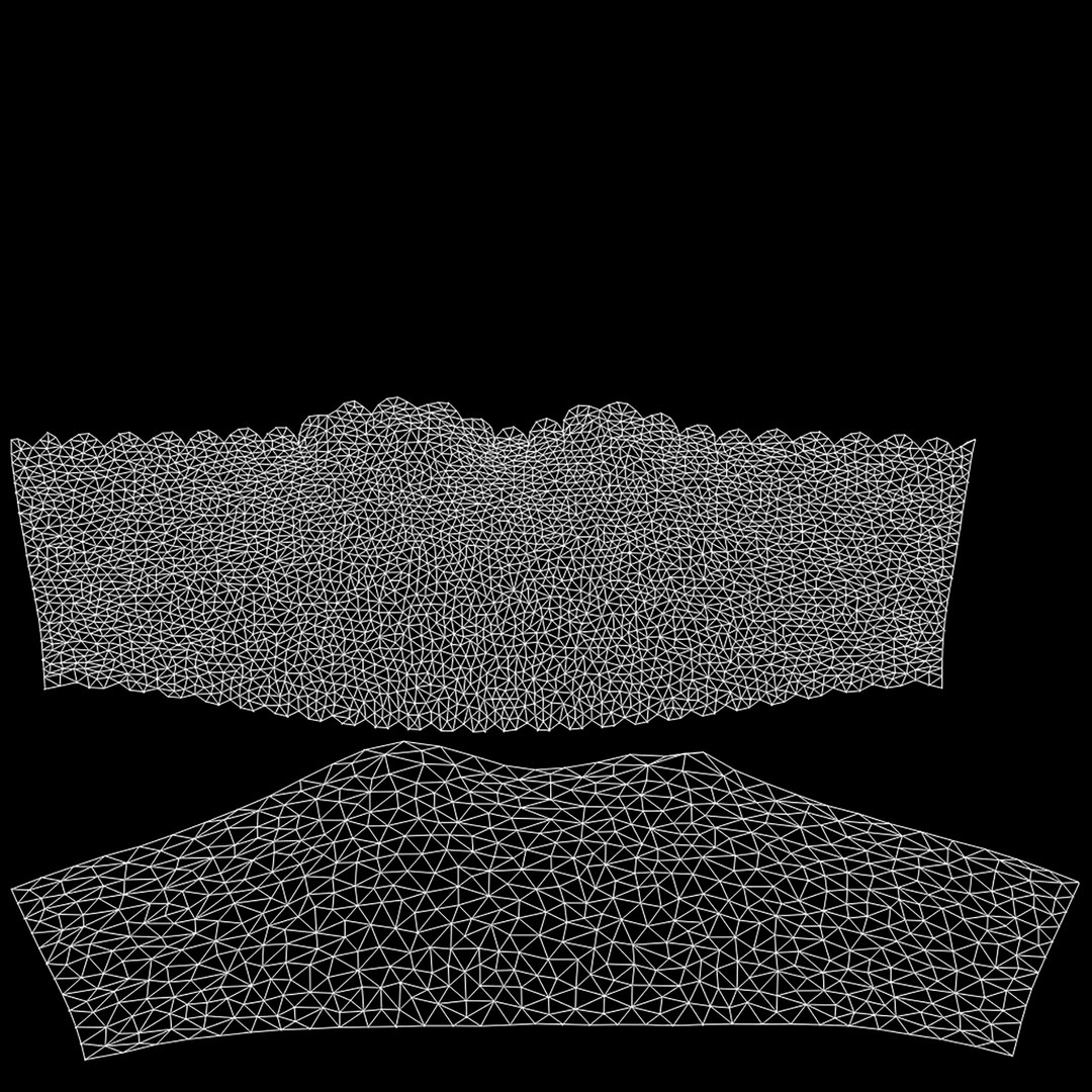 3D Lace Layered Tube Top model - TurboSquid 1840797