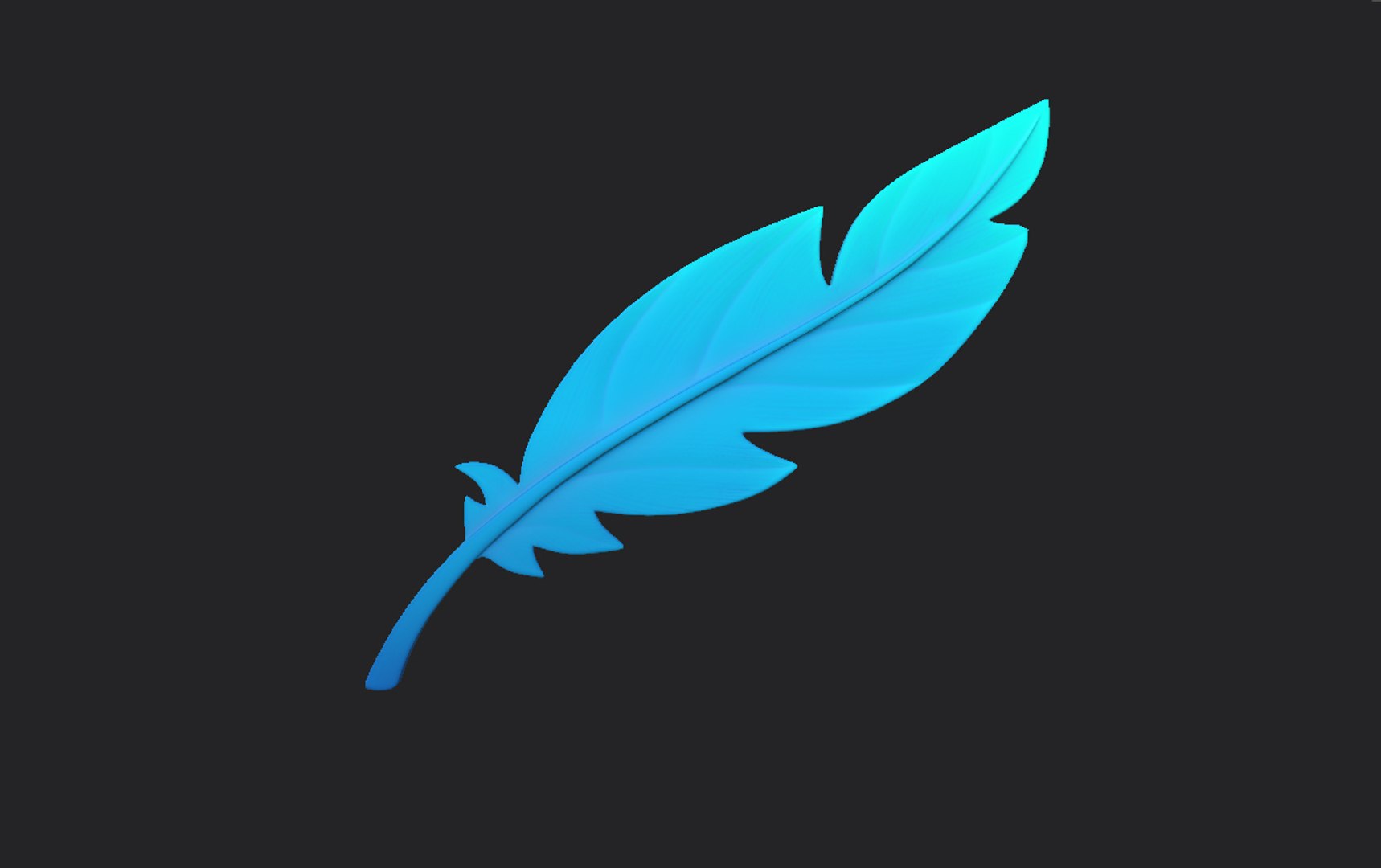 3D Model Feather Cartoon - TurboSquid 1457805