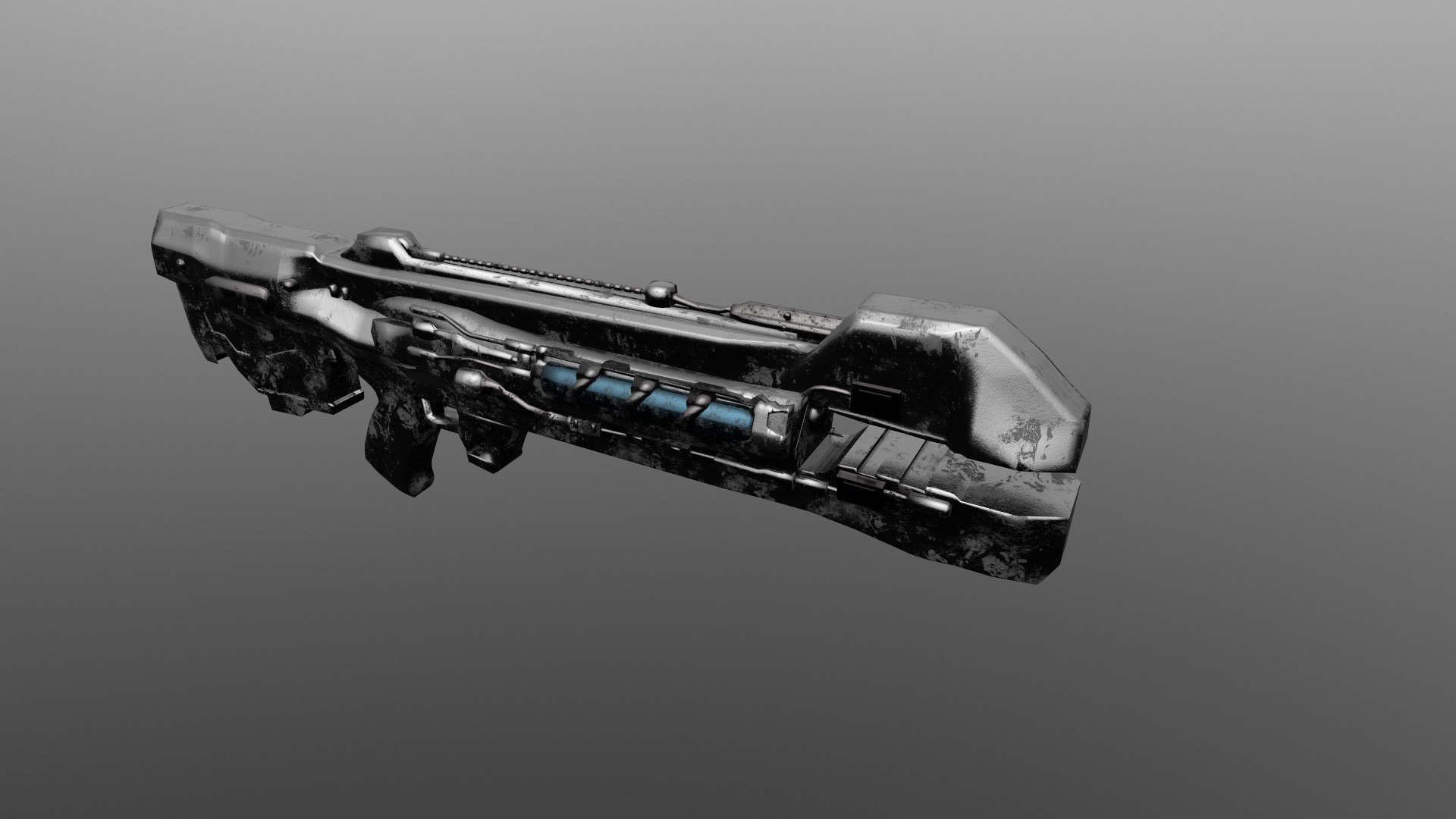 Plasma Rifle 3D - TurboSquid 1973992