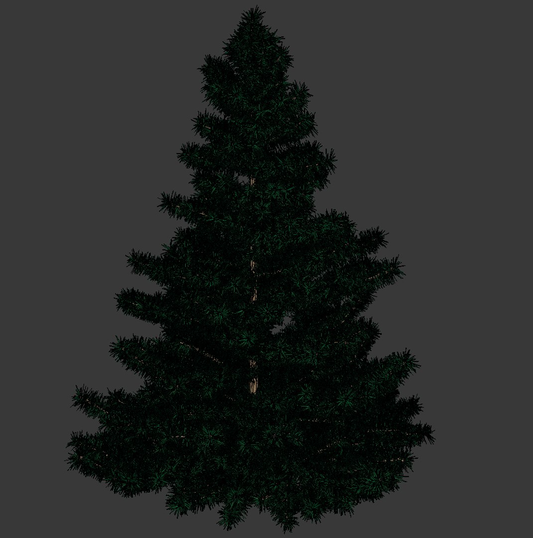 3d fir tree